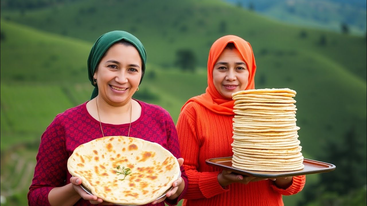 Kalaneh Bread from the Highlands | A Timeless Kurdish Tradition - YouTube