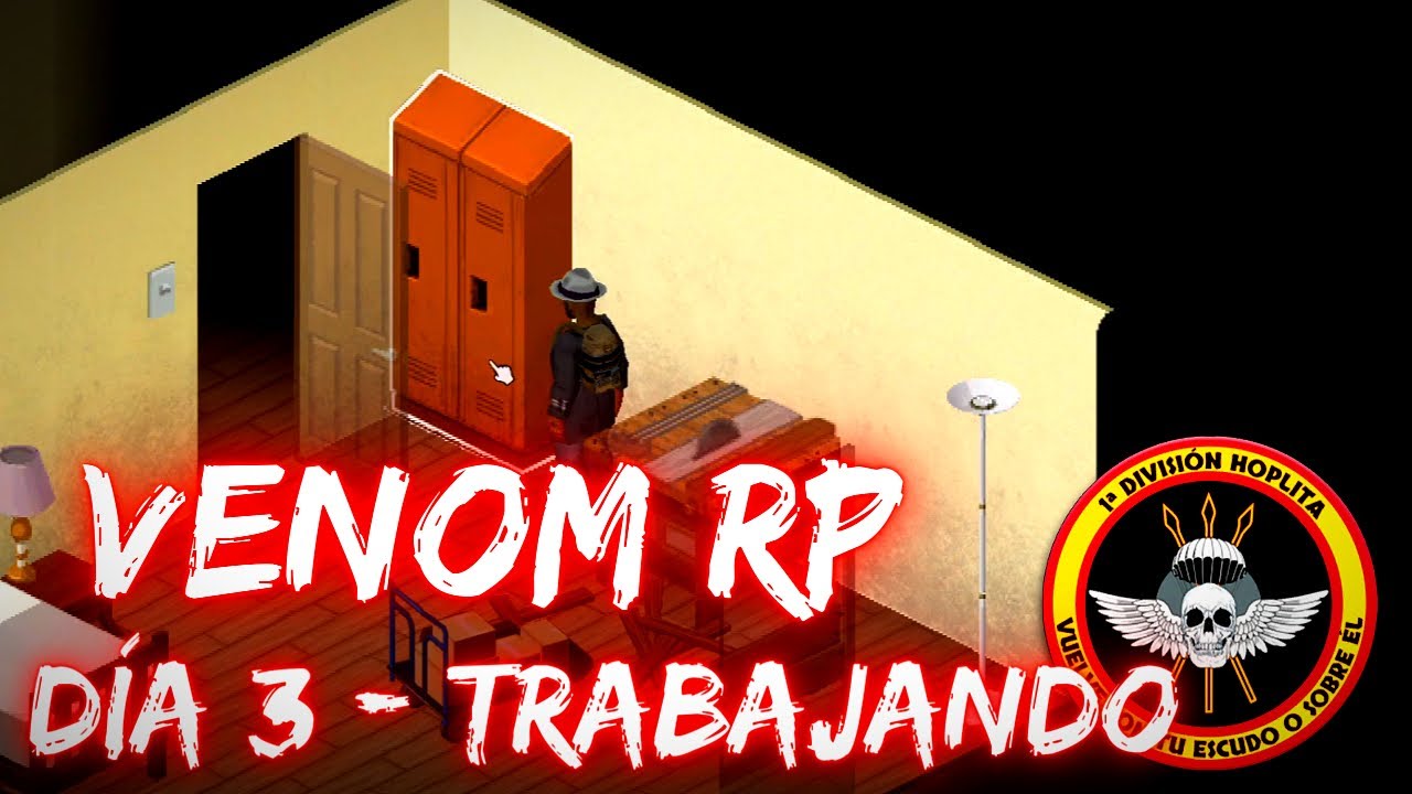 Venom RP [Project Zomboid] Día 3 - Trabajando - YouTube