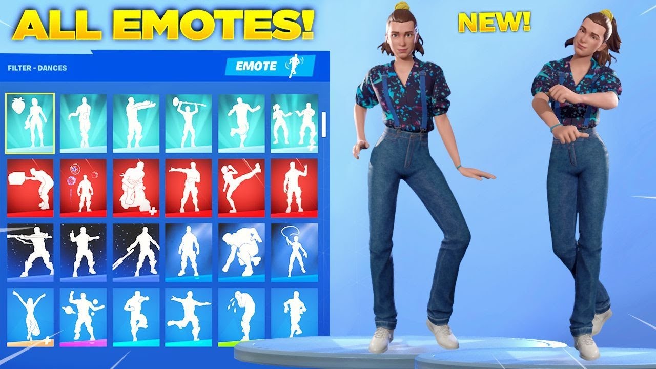 ELEVEN SKIN Showcase with All Fortnite Dances & Emotes! (Fortnite ...