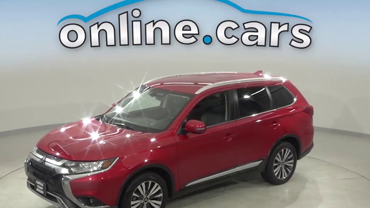 A17923TA Used 2019 Mitsubishi Outlander SEL 4WD Red SUV Test Drive ...
