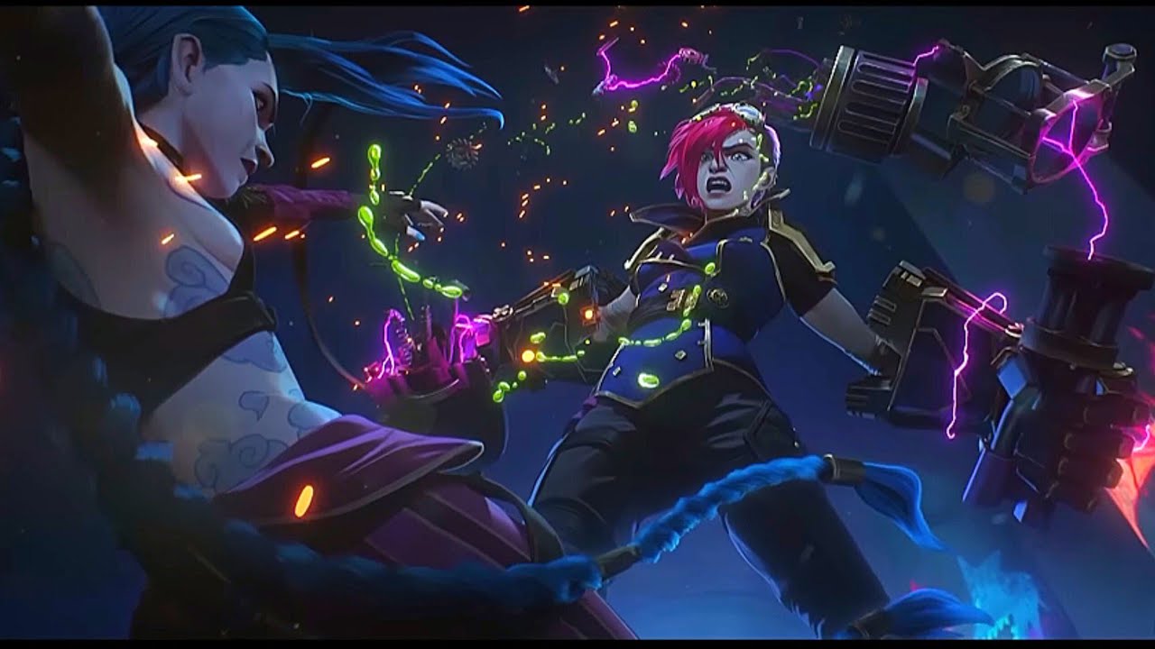 Jinx Vs Vi | full fight scene | Arcane Season 2 - YouTube