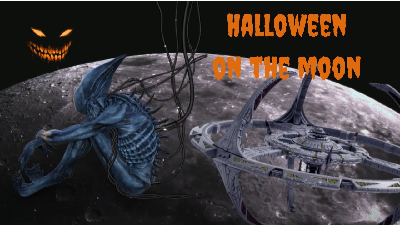 Halloween on the moon with Aliens through a Celestron C5 Sct telescope🌛 ...