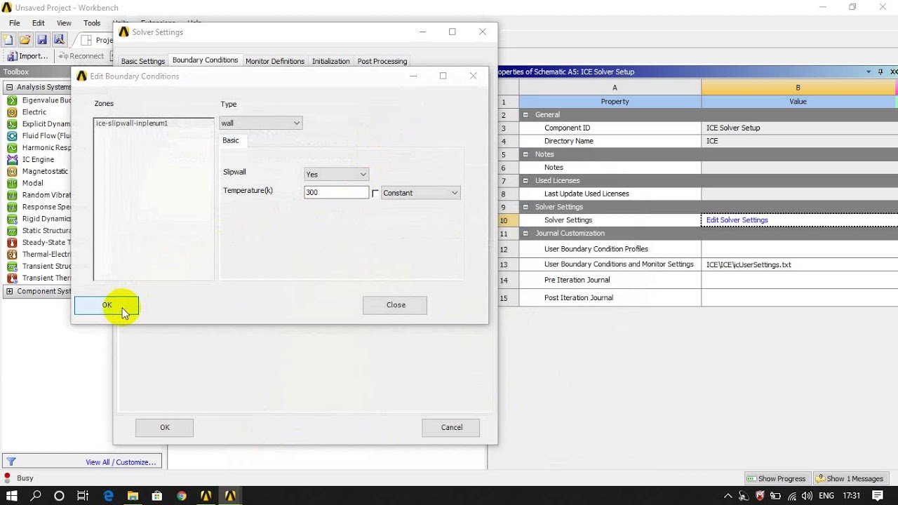 Ansys ICE Port Flow Simulation ICE solver Setting Process - YouTube