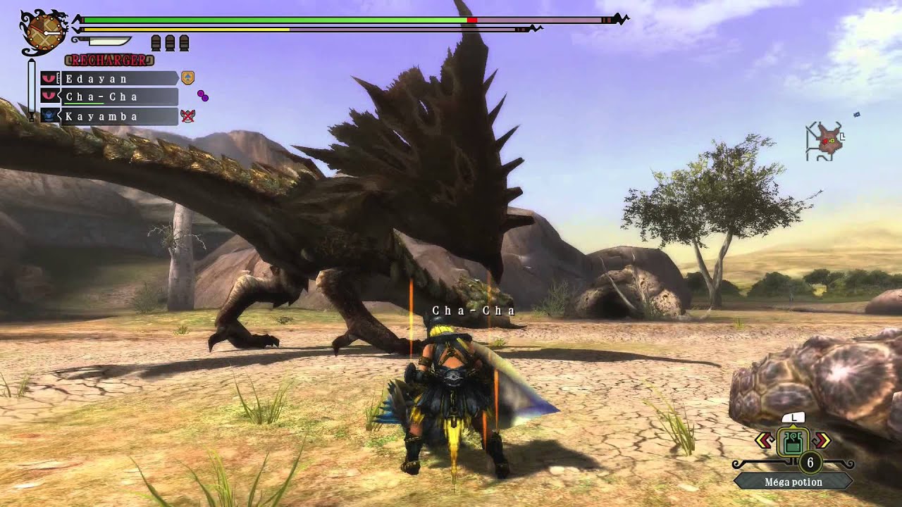 Monster Hunter Tri Ultimate-Cha-Cha Kayamba vs Rathian - YouTube