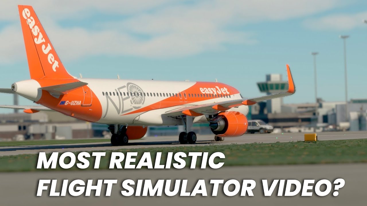 The Most Realistic Flight Simulator Video? Landing at Manchester EGCC ...
