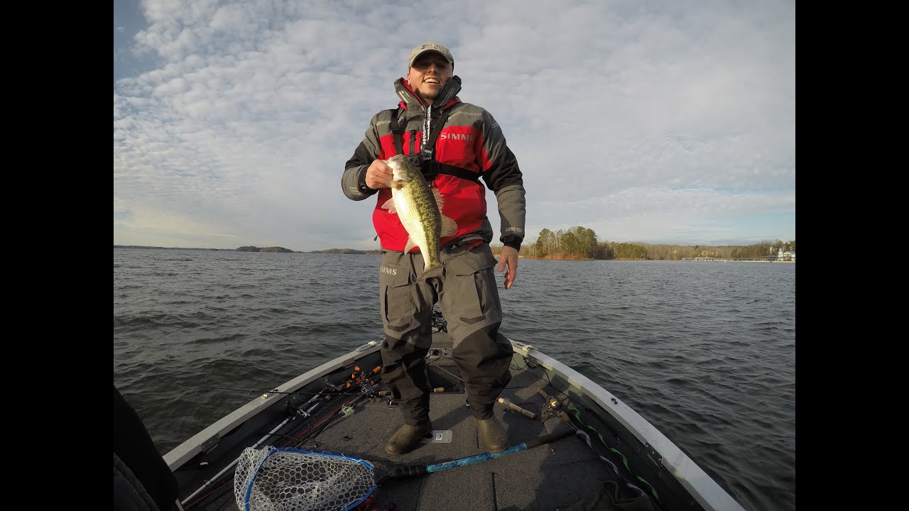 Lake Lanier Spoon/Live bait Fishing (Crazy Action!) - YouTube