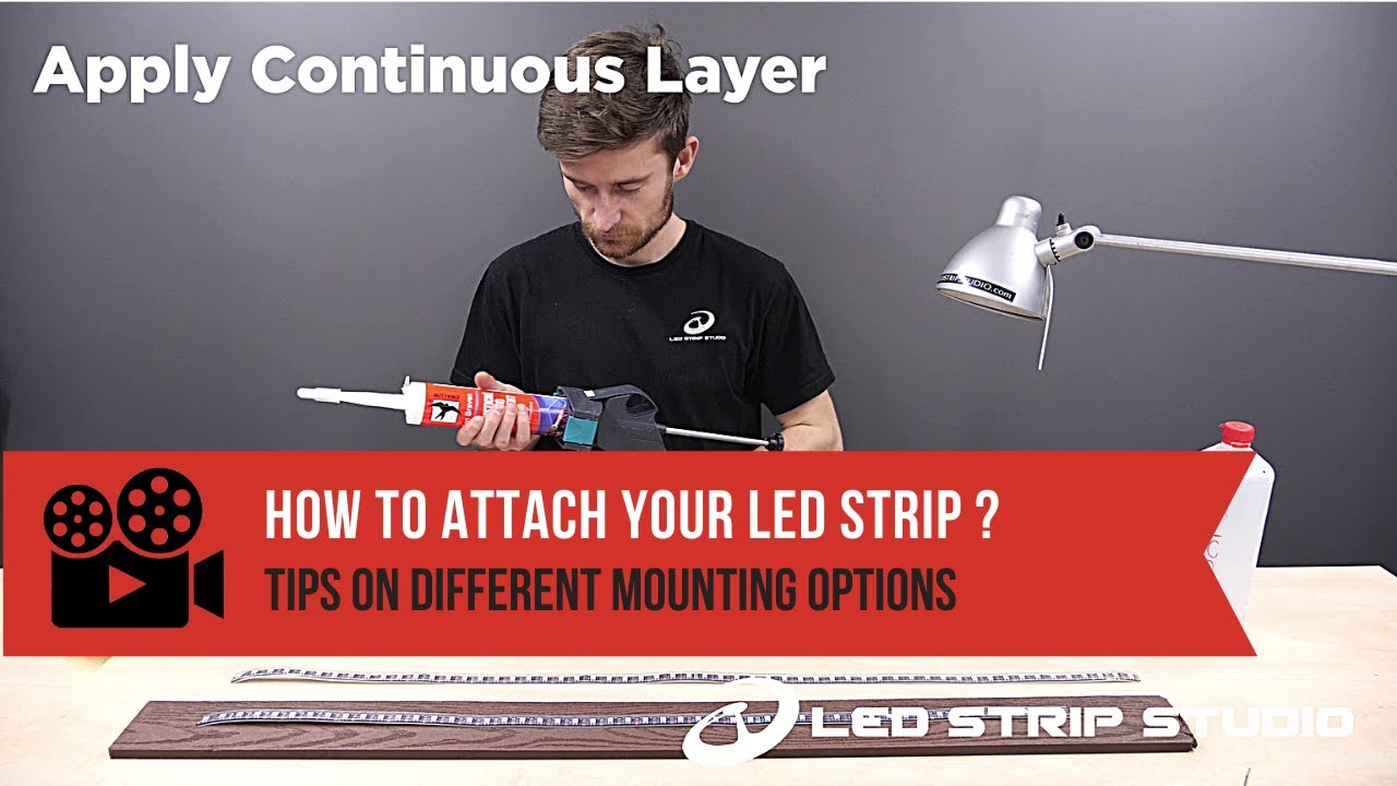Surfaces / Mounting options for your LED strip - YouTube