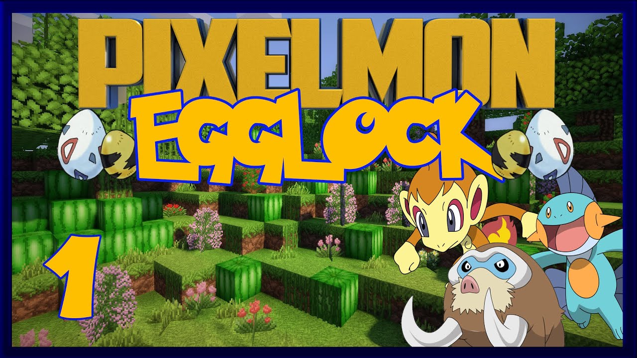Minecraft Pixelmon Island Egglock- Episode 1- Shiny Chimchar - YouTube