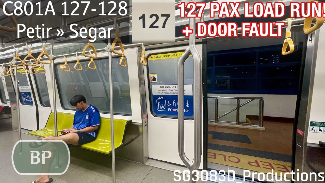 [SMRT][PAX LOAD TEST RUN; STUCK DOOR FAULT] BDR C801A [127-128] - BP7 ...