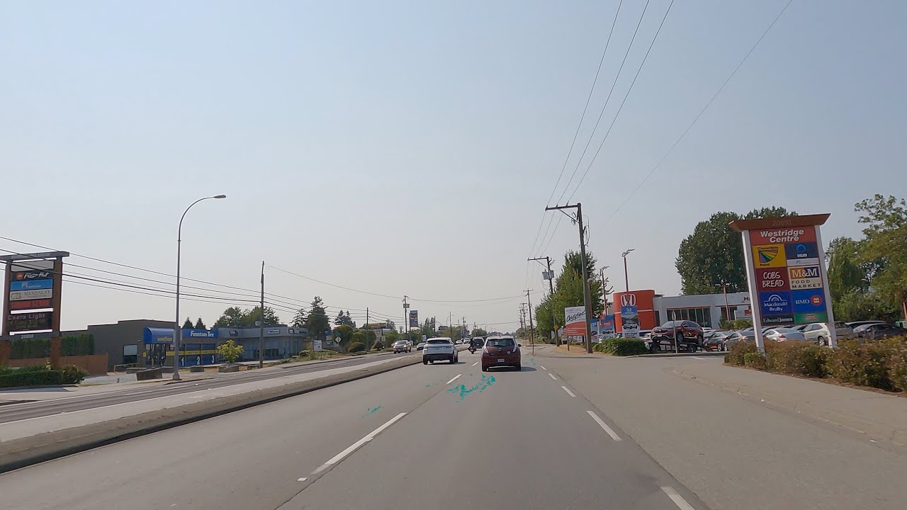 Abbotsford City & Mission to Maple Ridge BC Canada - Driving Around ...