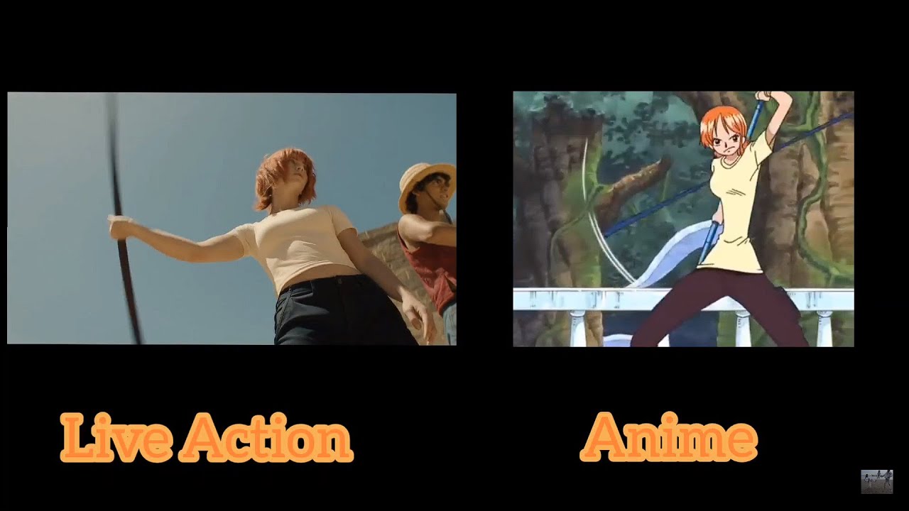 One Piece Nami Fights! Netflix Live Action Vs Anime Comparison - YouTube