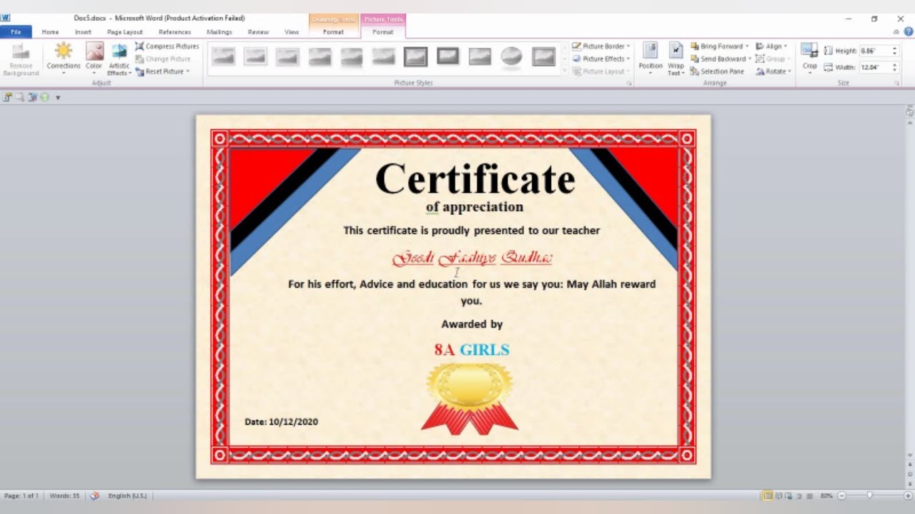 Sida loo sameeyo shahaado sharaf|HD. - YouTube