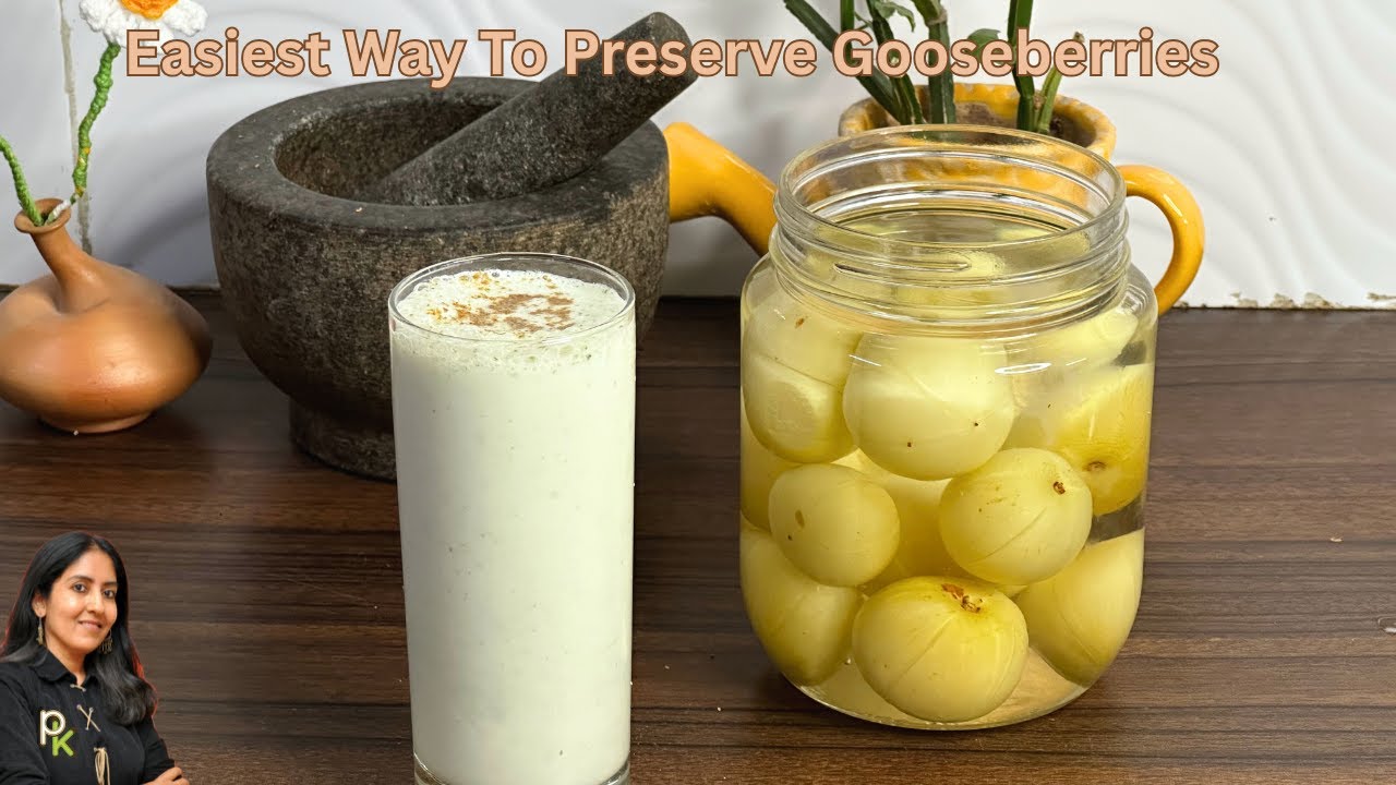 Easiest Way To Preserve Gooseberries-Gooseberries In Brine-Uppu ...