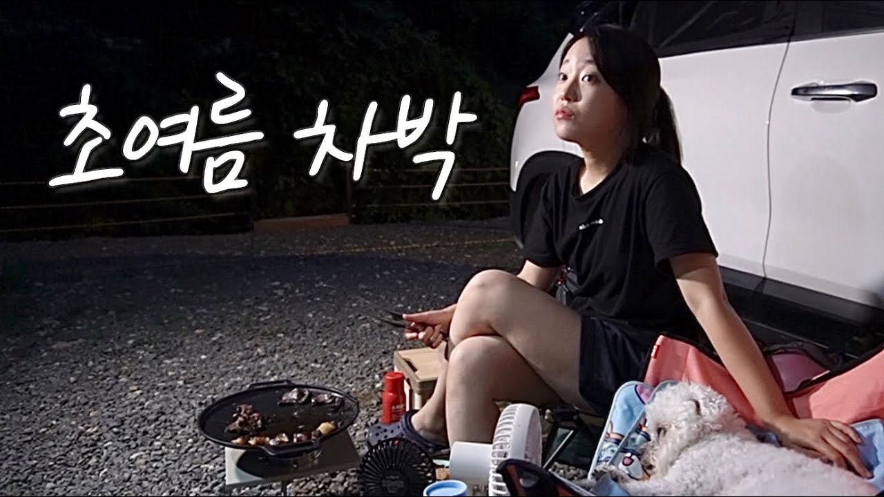 2만원짜리 타프로 어닝 만들어봤어요 그런데 저는 우중 차박하기가 왜 이렇게 힘들죠 나홀로 차박 애견동반 셀토스 차박