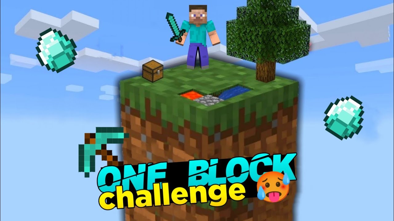 One Block Challenge Is Hardest Challenge 🥵 | One Block Minecraft ...