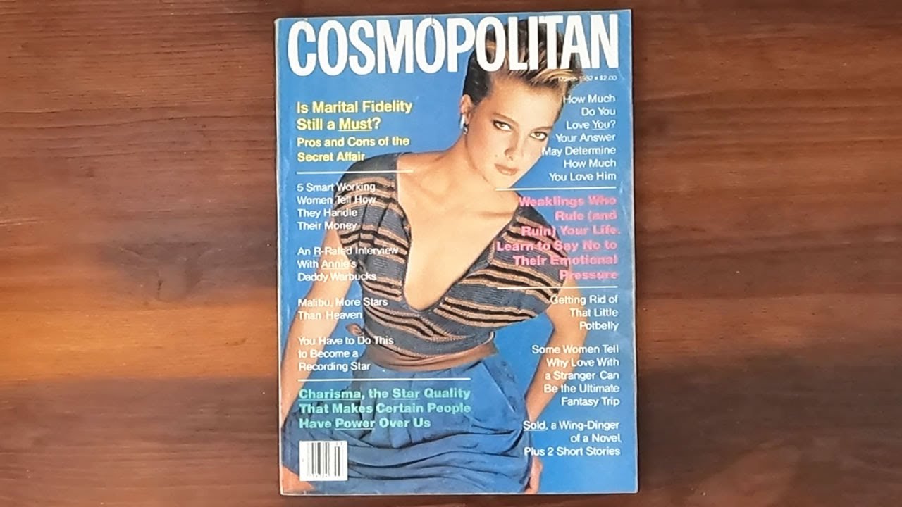 1982 March ASMR Magazine Flip Through: Cosmopolitan w Donna Stia Albert ...