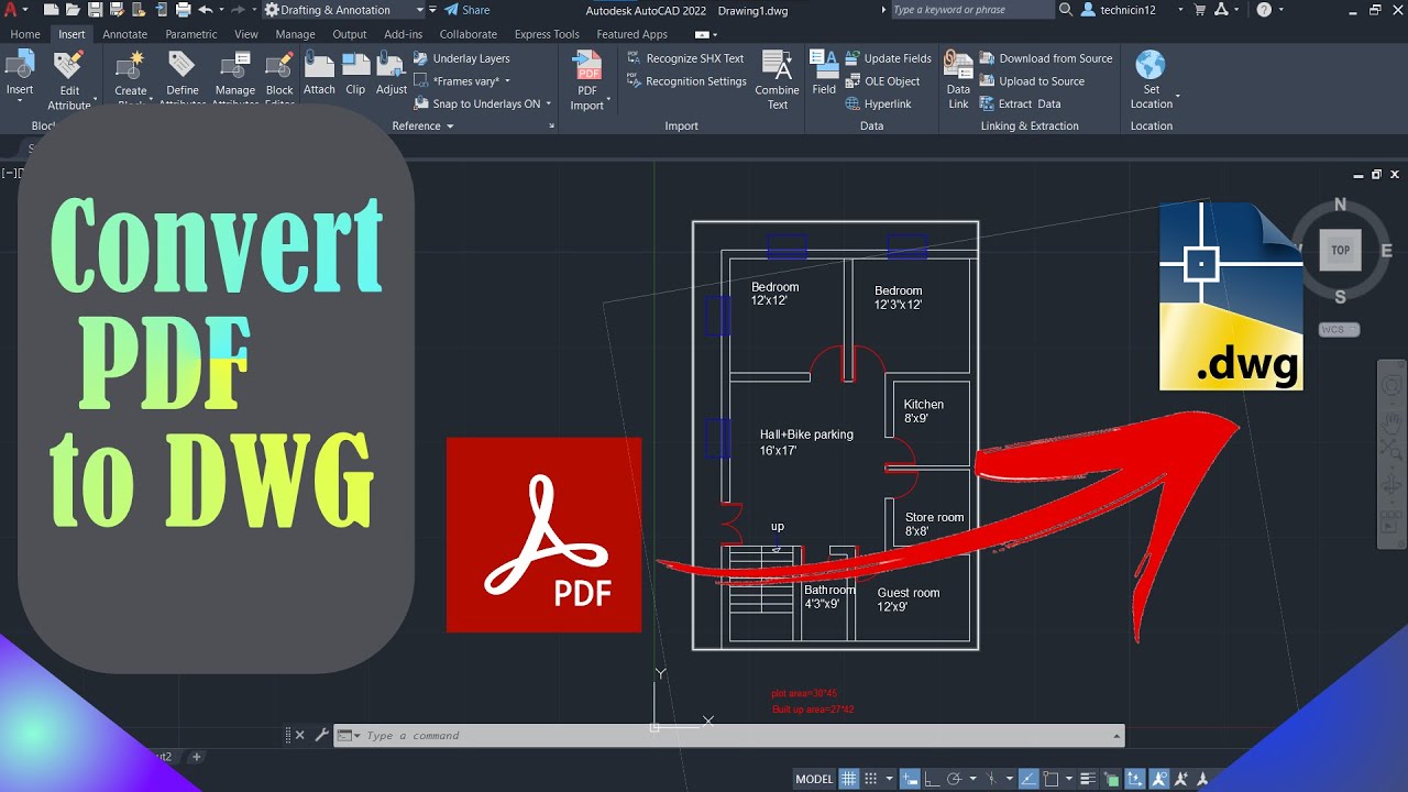 How To Convert PDF In AutoCAD File Convert PDF To DWG In AutoCAD How To Convert PDF In AutoCAD File Convert PDF To DWG In AutoCAD