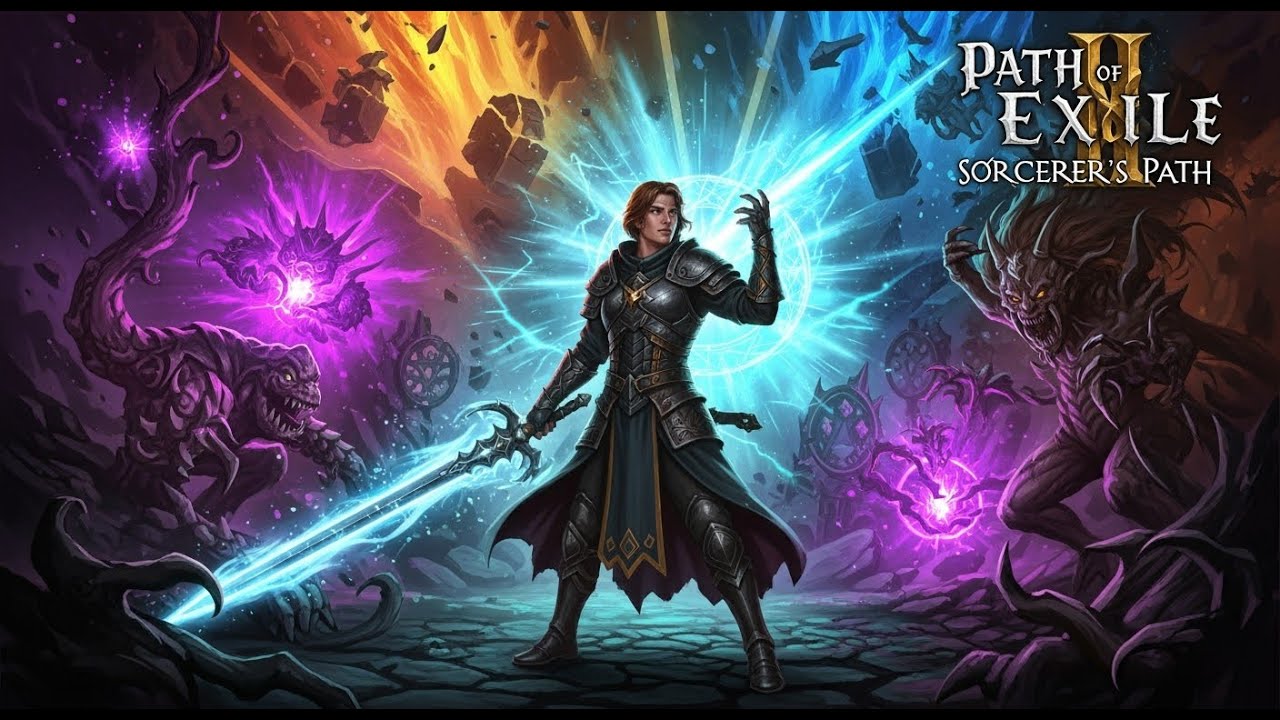 [POE 2] Sorc. Softcore. Lightning + Cold Build - YouTube