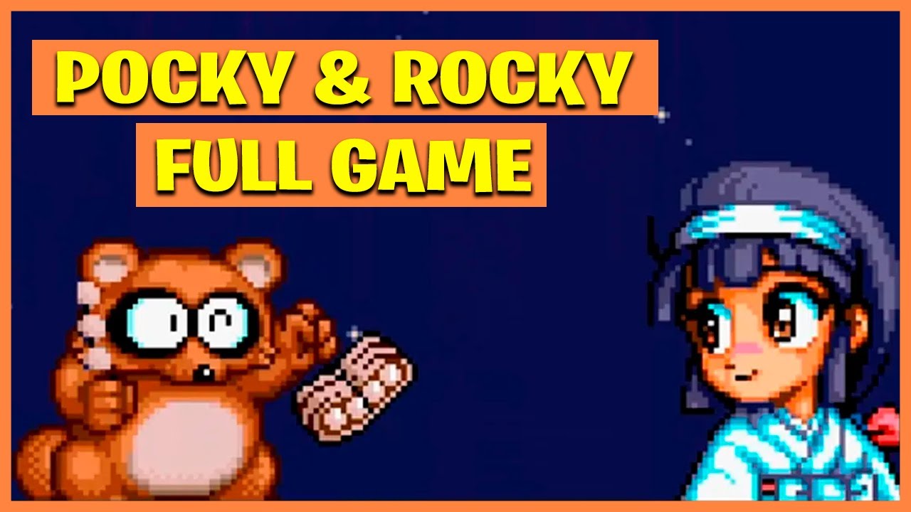SNES Gameplay — Pocky & Rocky - YouTube