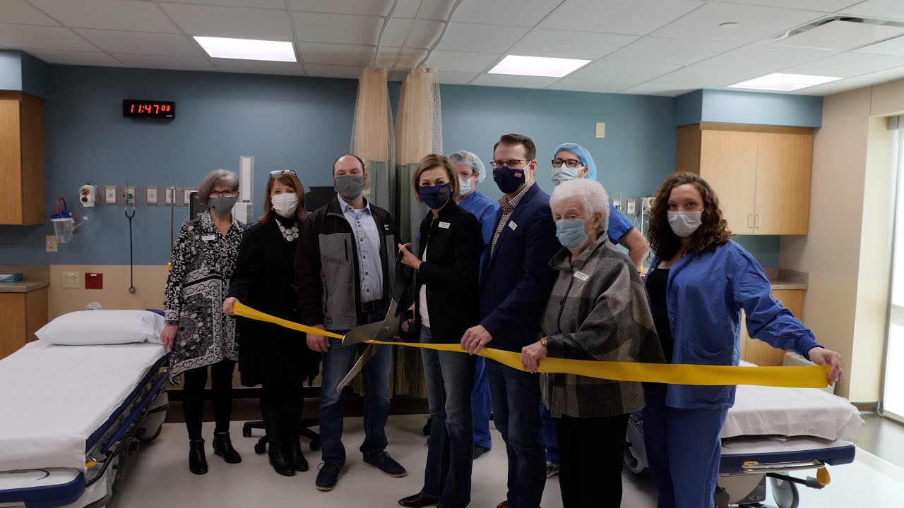 Gov. Kim Reynolds and Lt. Gov. Adam Gregg visit to MCRHC - YouTube