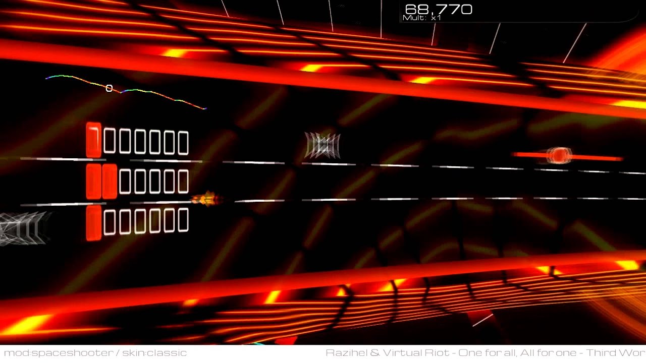 Audiosurf 2 - Space Shooter Mod - YouTube