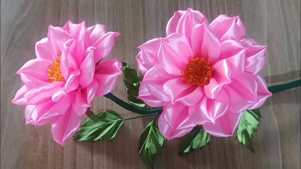 DIY || Pink roses || Tutorial for making roses from simple materials ...