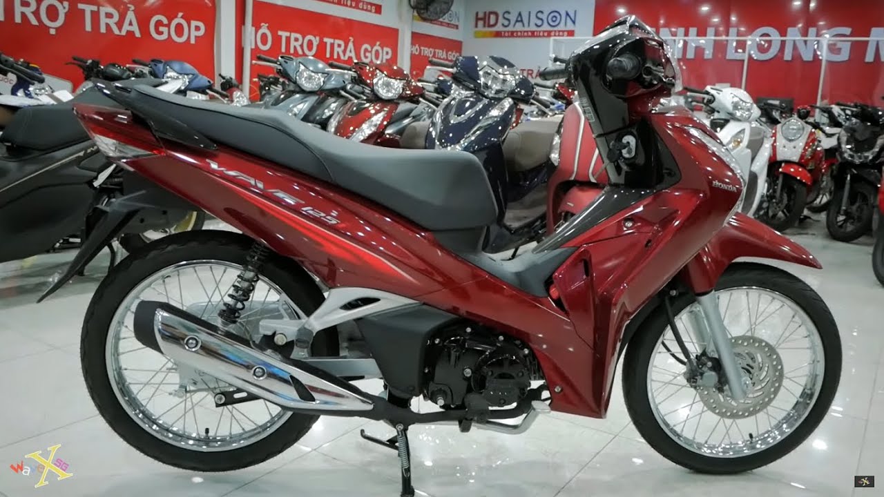 Honda Wave 125i 2021 - Blood Red Black - Walkaround - YouTube