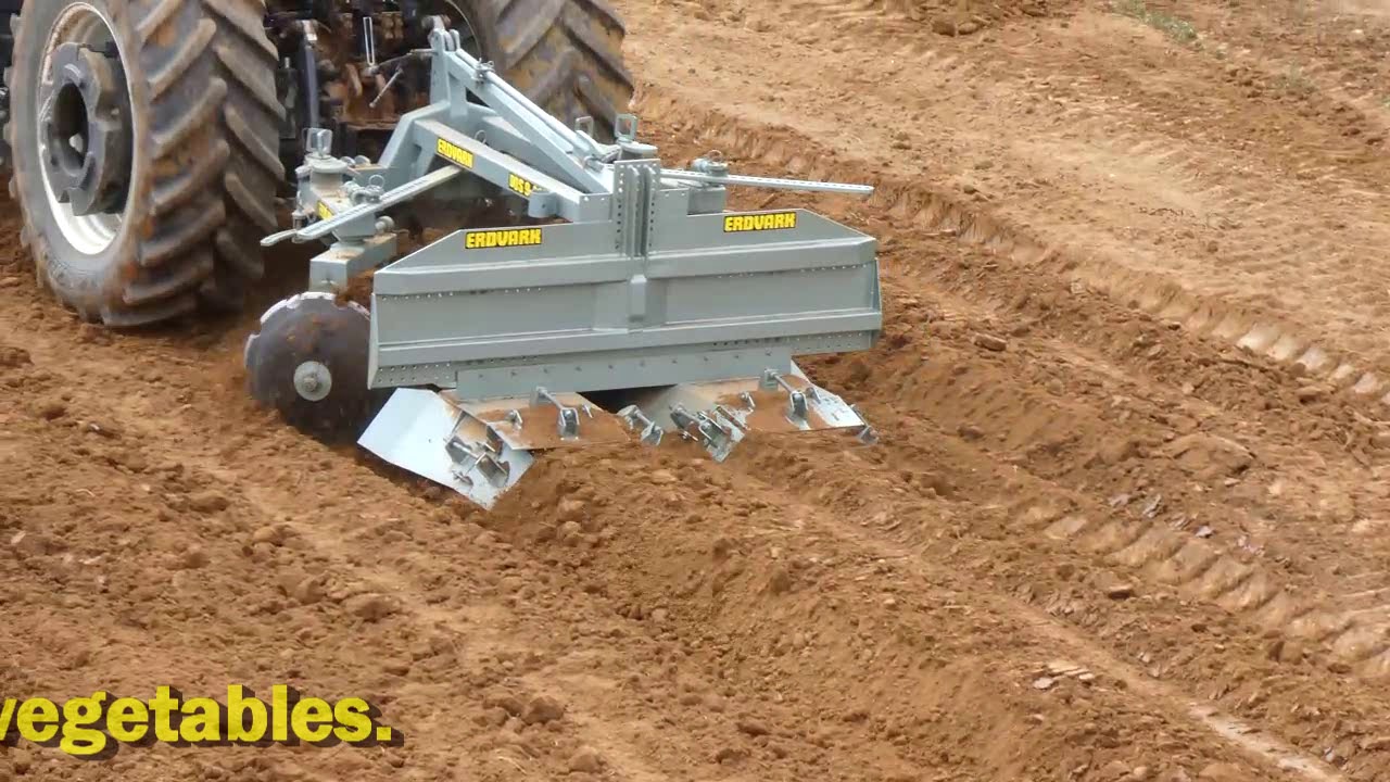 RIDGER & REVERSIBLE DISC DOSC9-8 WITH TWIN BED FORMER. - YouTube