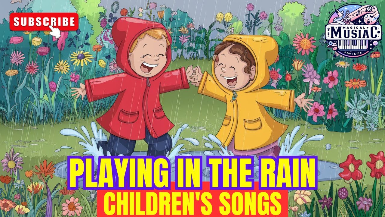 Playing in the Rain 🌧️🎶 Fun Songs & Activities for Kids 🎄 Children's ...