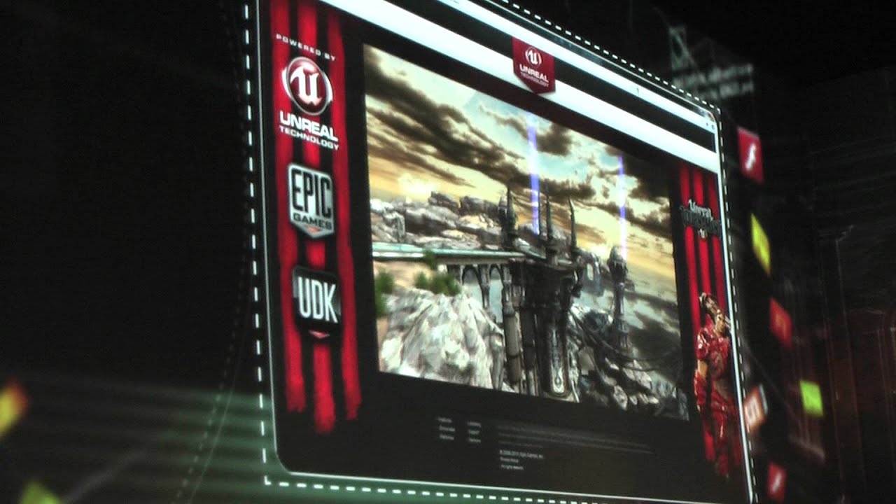 Adobe MAX: Flash Player 11 a Unreal Engine 3 - YouTube