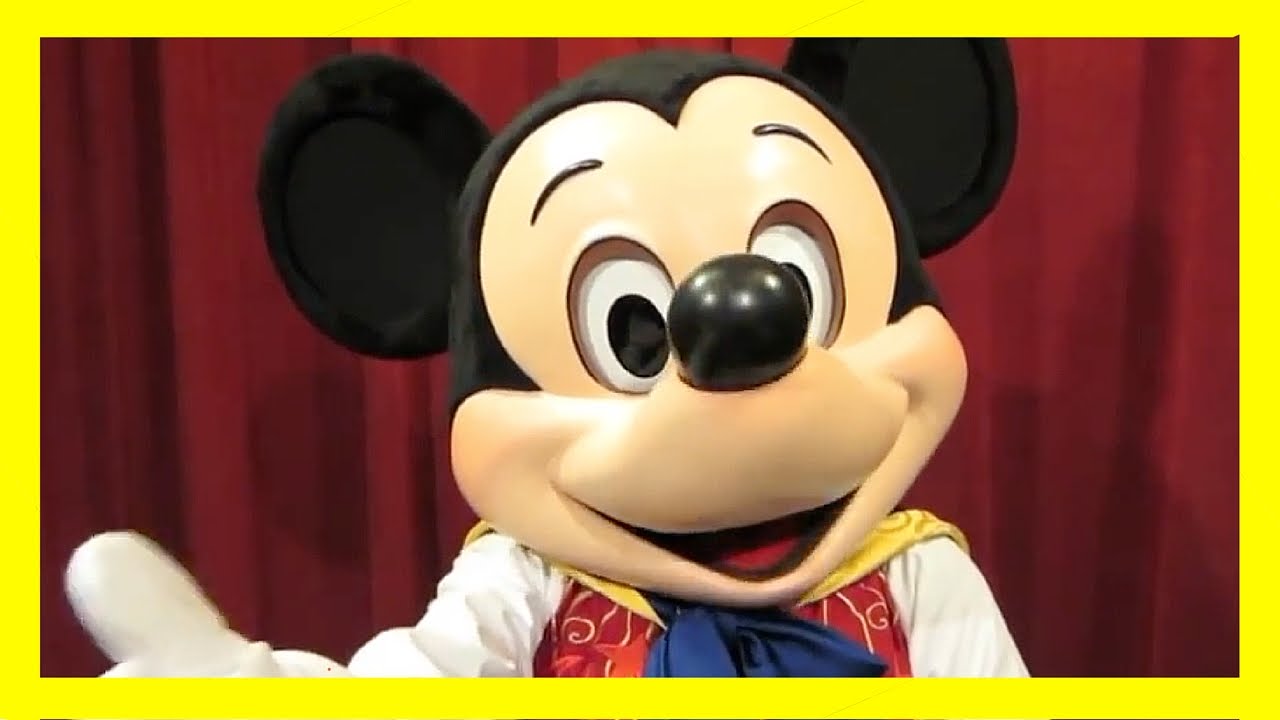 THROWBACK THURSDAY: MICKEY TALKS AT CHARACTER MEET & GREET - YouTube