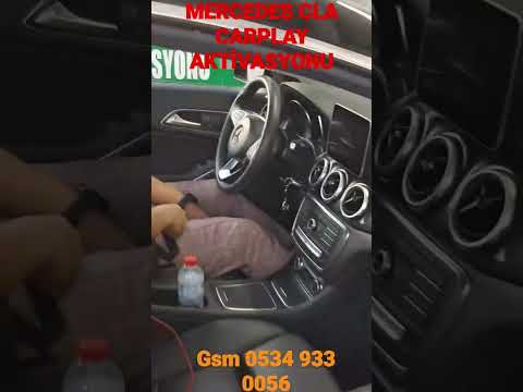 #MERCEDES #CLA 2017 ORJİNAL EKRANDA #CARPLAY   (TELEFONDAN EKRAN YANSITMA) #AKTİVASYONU