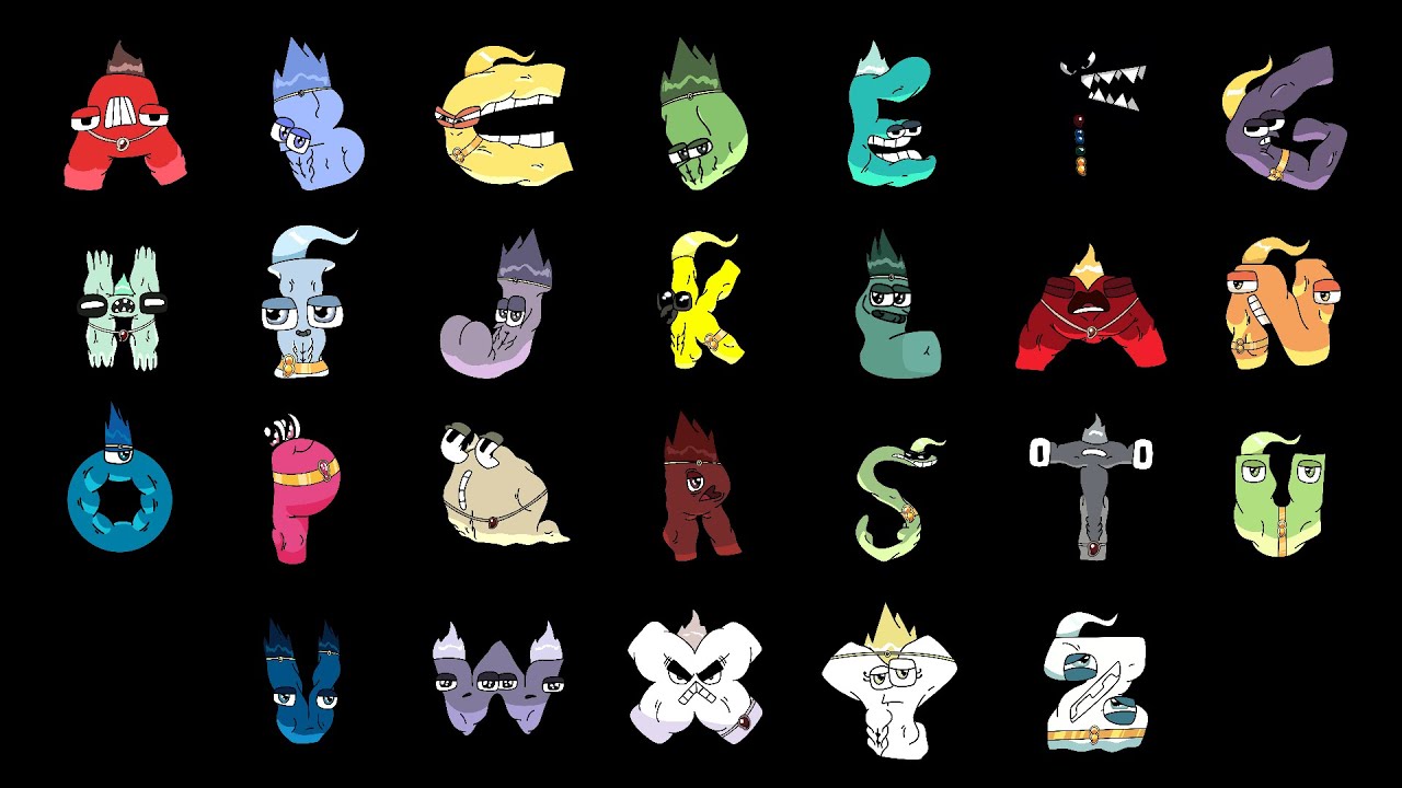 Alphabet Lore But They Transform - YouTube