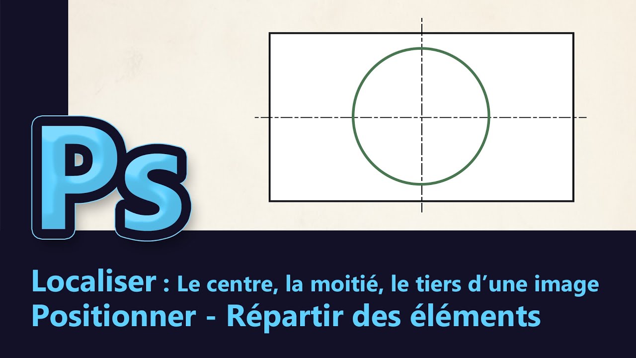 Photoshop - Localiser le centre, la moitié, les tiers - Positionner ...