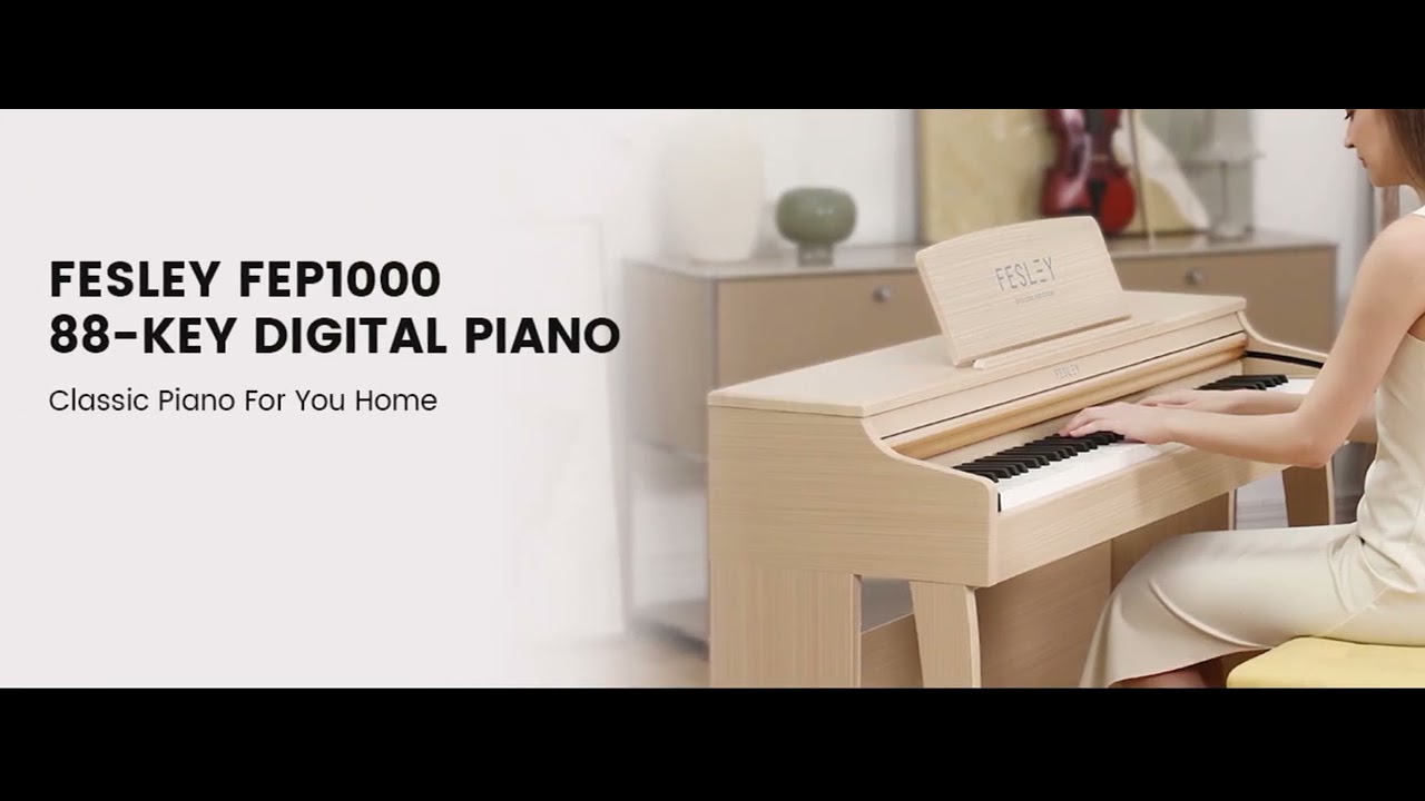 Fesley FEP1000 Digital Piano - YouTube