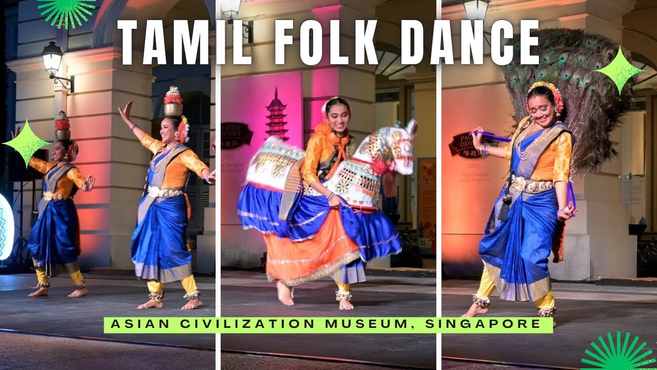 Vibrant Tamil folk dance | Karagattam | Poikal Kuthirai Attam ...