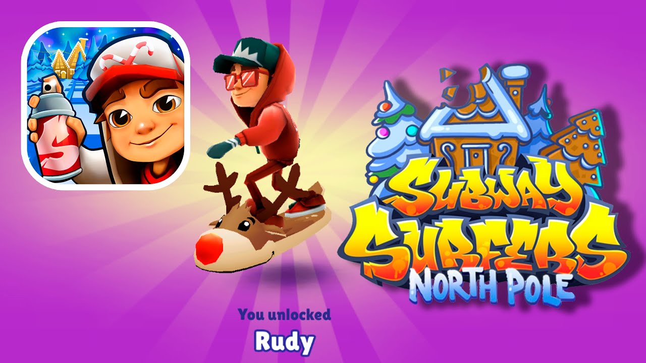 SUBWAY SURFERS NORTH POLE 2021: UNLOCKING RUDY BOARD - YouTube