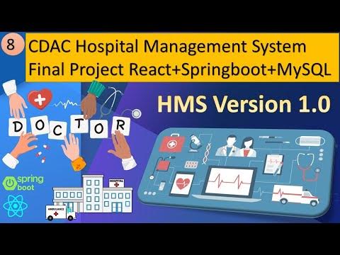 CDAC Hospital Management System Using React+Springboot+MySQL Project. - YouTube