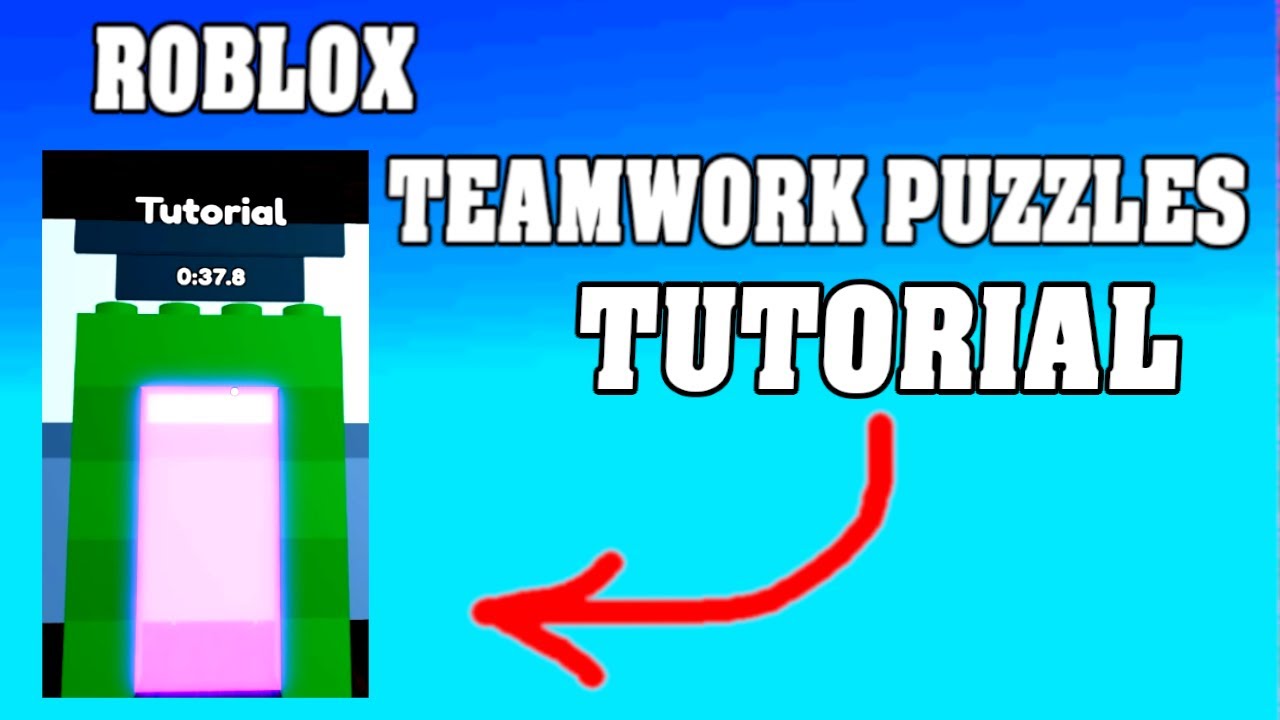 Roblox TEAMWORK PUZZLES Walkthrough [ Tutorial ] [ Beginner's Guide ...