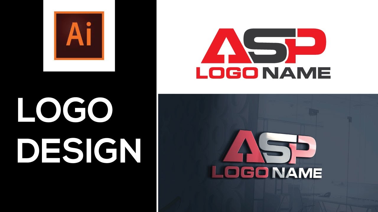 how to ASP logo design*EPISODE-#61*Logo maker M*new tips* - YouTube