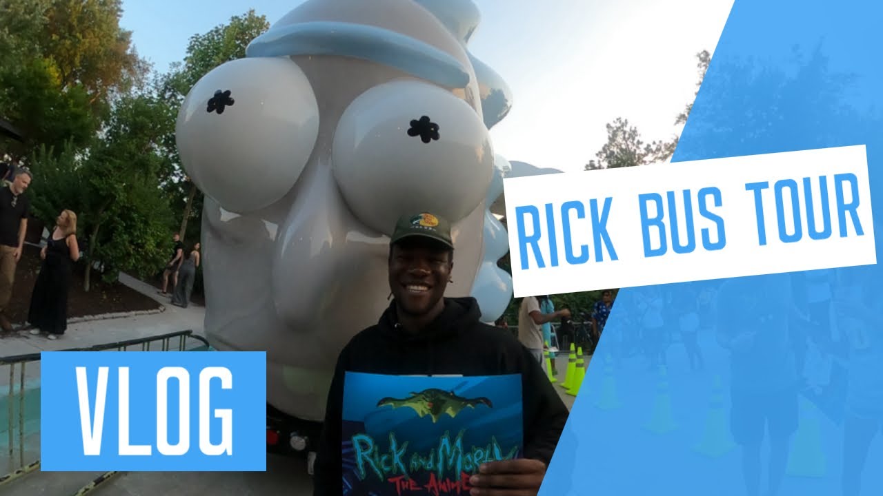 ADULT SWIM RICK BUS TOUR | FINAL STOP #atlanta #rickandmorty - YouTube