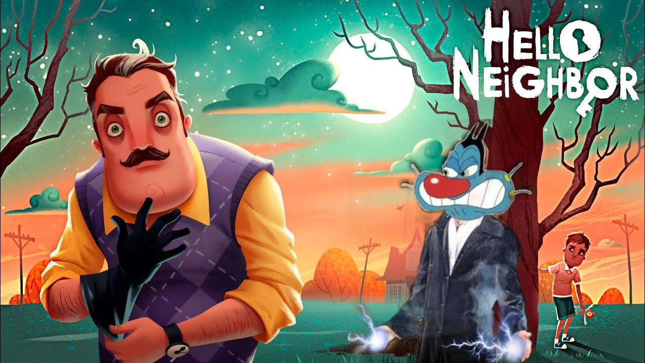 HELLO NEIGHBOUR GAMEPLAY OGGY#gameplay #gaming - YouTube