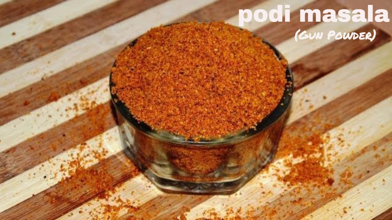 Podi Masala - Gun Powder For Idli Dosa Tava Fry - Molaga Podi Recipe ...