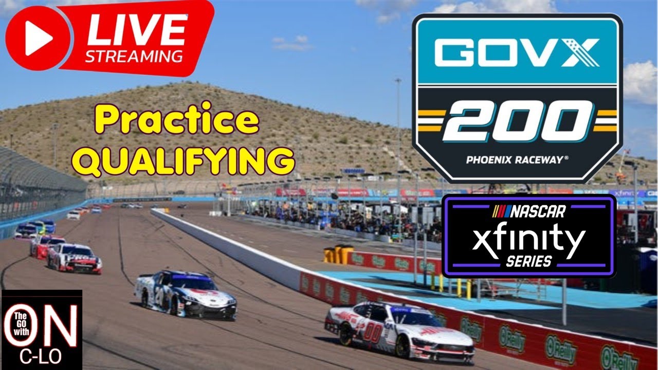 🔴GOVX 200 Practice and Qualifying. Live NASCAR Xfinity Series. Play by ...