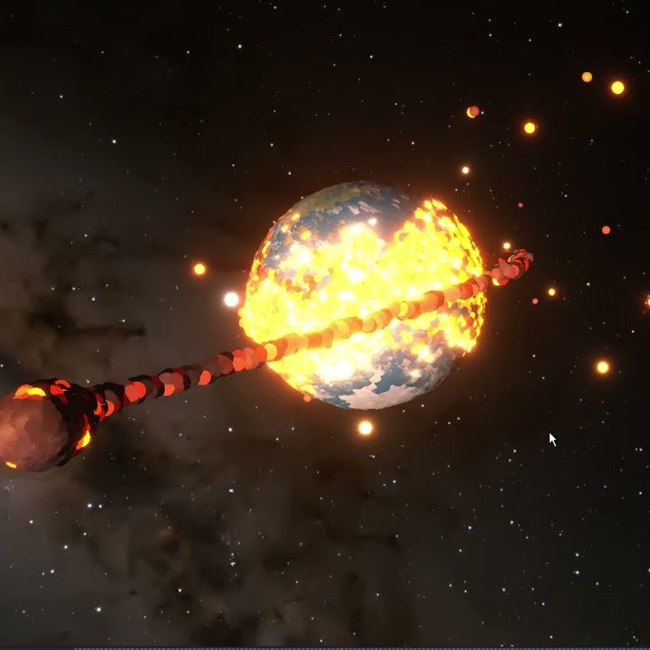 earth-mars collision - YouTube