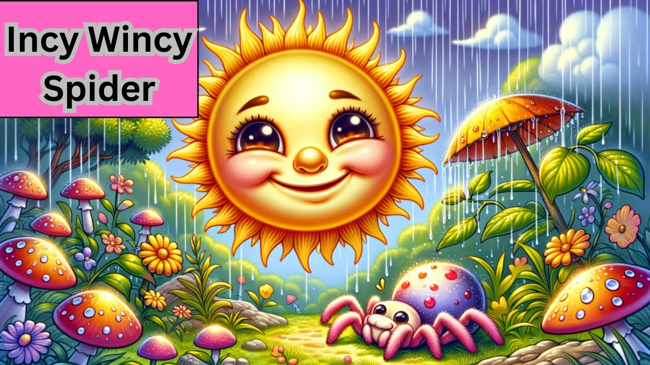 Incy Wincy Spider|Mother Goose Nursery Rhyme Story|Let The Children ...