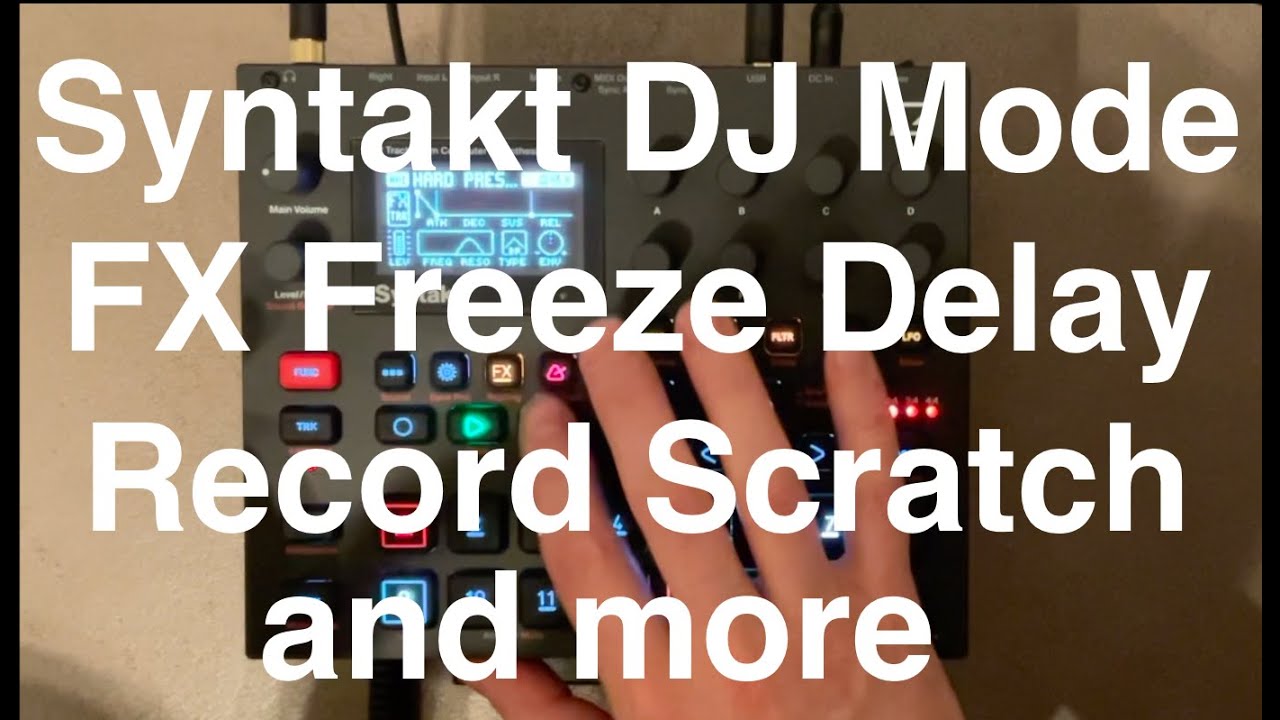 Freeze Delay on Syntakt: Performance FX for "sample" flip, record scratch, reverse delay, and ...