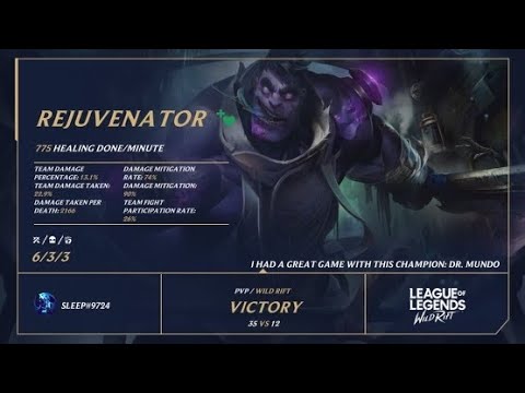 League of Legends S7 G51 2/10 Wild Rift (Victory) by Sleep 01.08.23 - YouTube