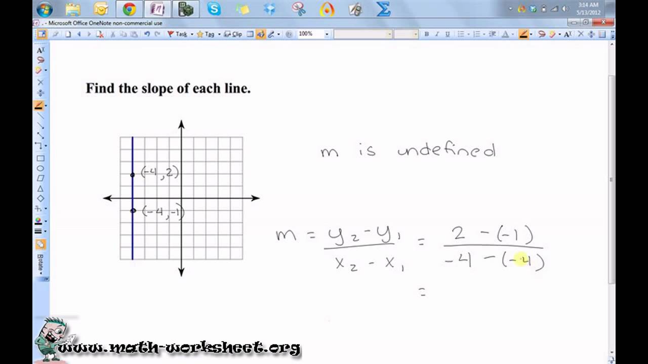 Geometry - Parallel Lines and the Coordinate Plane - Slope and lines ...