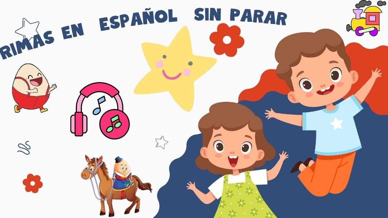Rimas Infantiles en Español Sin Parar #kidssongs #preschoollearning # ...